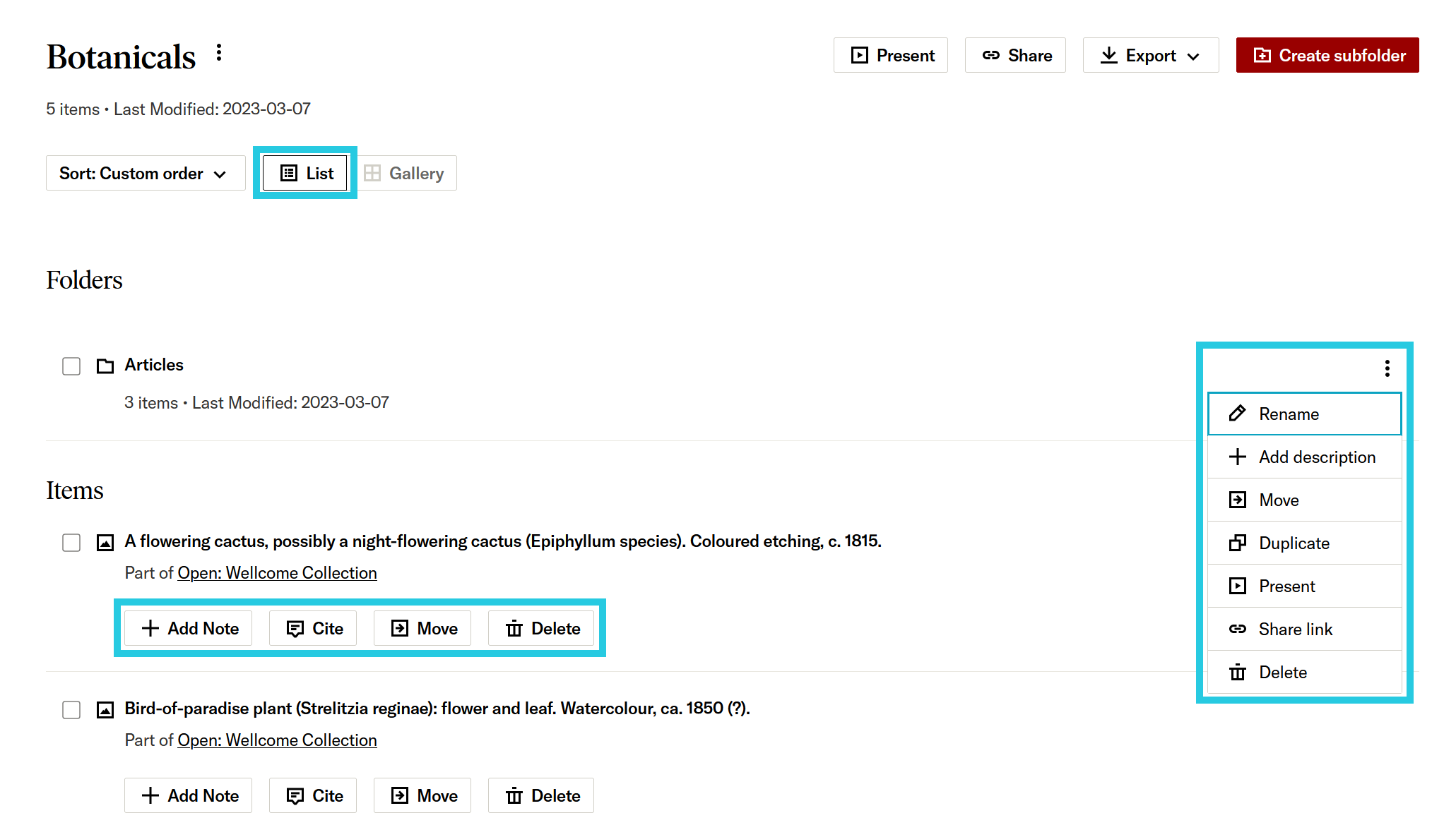 Workspace: Viewing and Organizing your Research – JSTOR Support