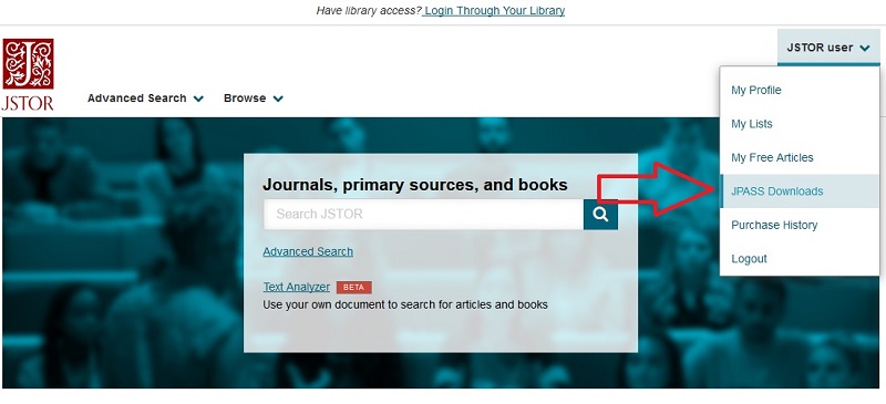 JPASS: Individual Subscriptions to JSTOR – JSTOR Support Home